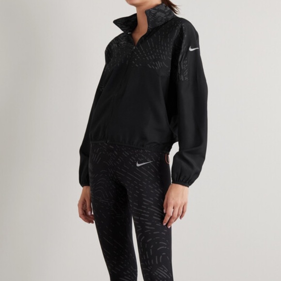 Nike | Jackets & Coats | Nwt Netaporter Nike Printed Drifit Shell ...